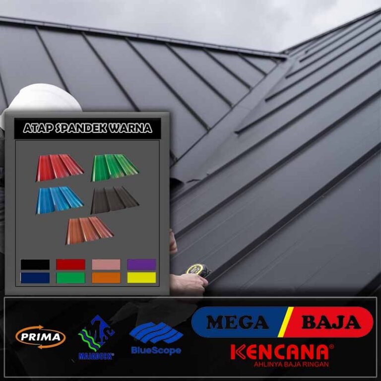 Harga Atap Spandek Warna - Jual Galvalum Coating Warna Per Meter